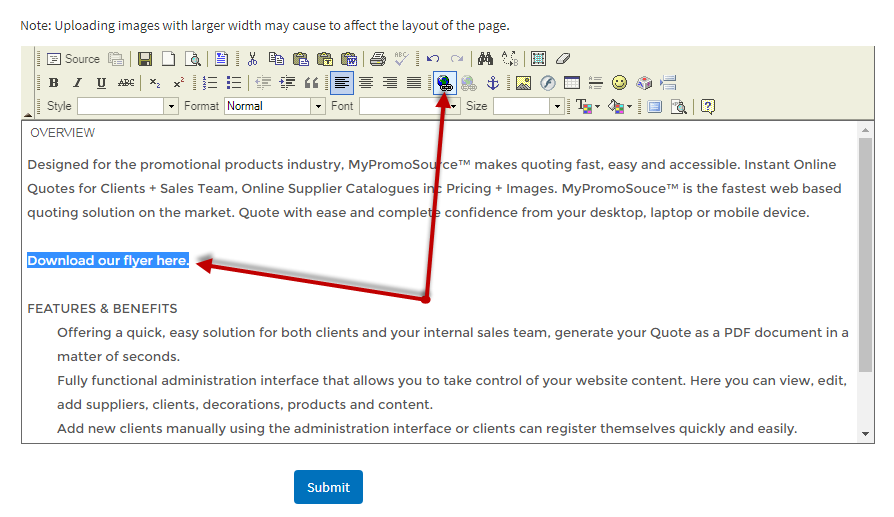 How To Upload A PDF File Using A Link Or Image Gun Web Systems 